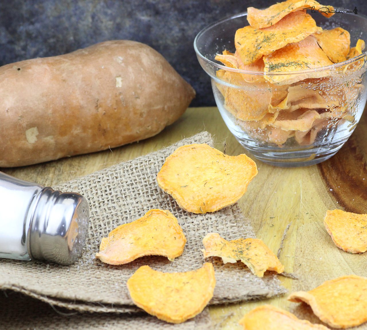 Raw yam chips | The Rawtarian
