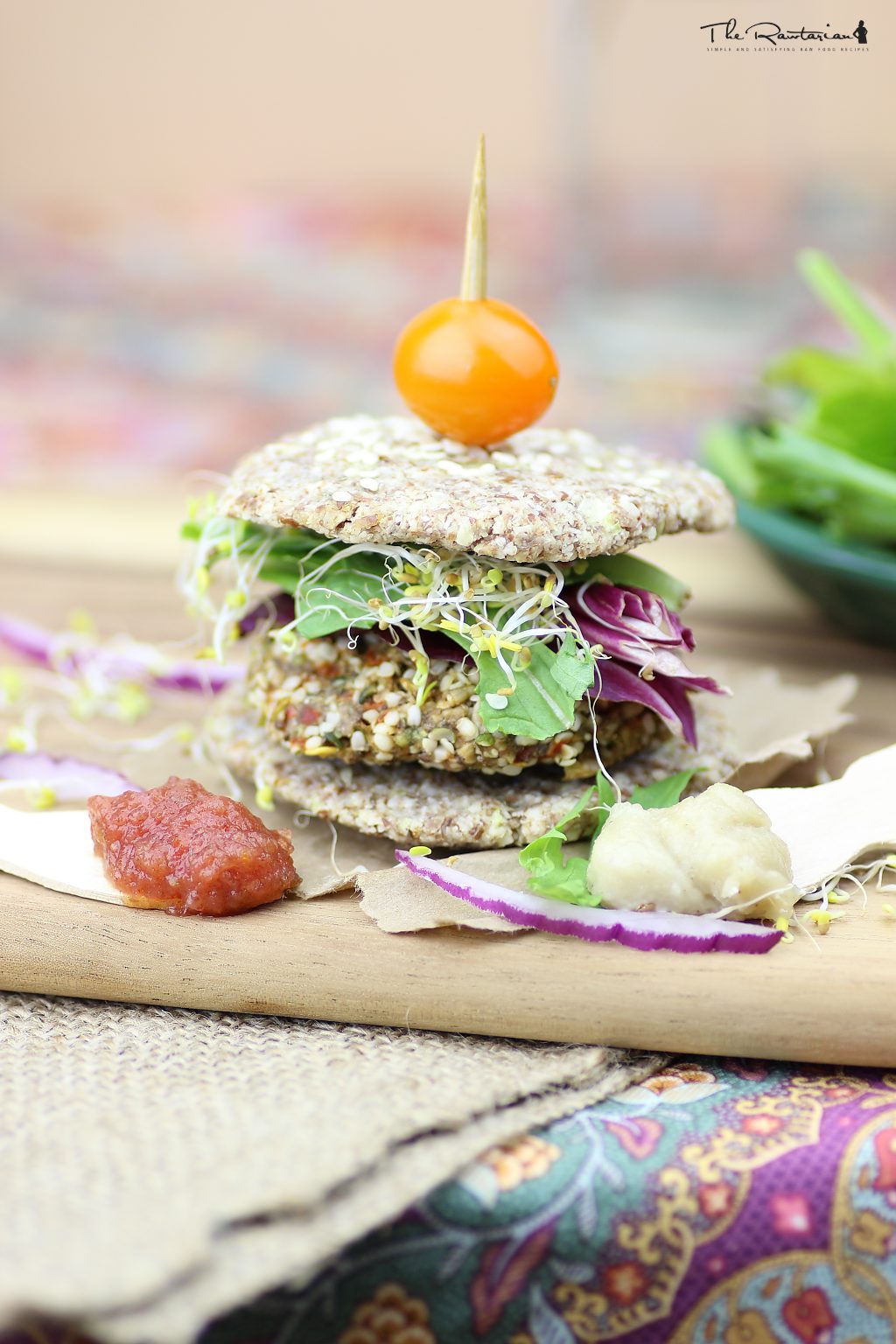 Raw veggie burger recipe | The Rawtarian