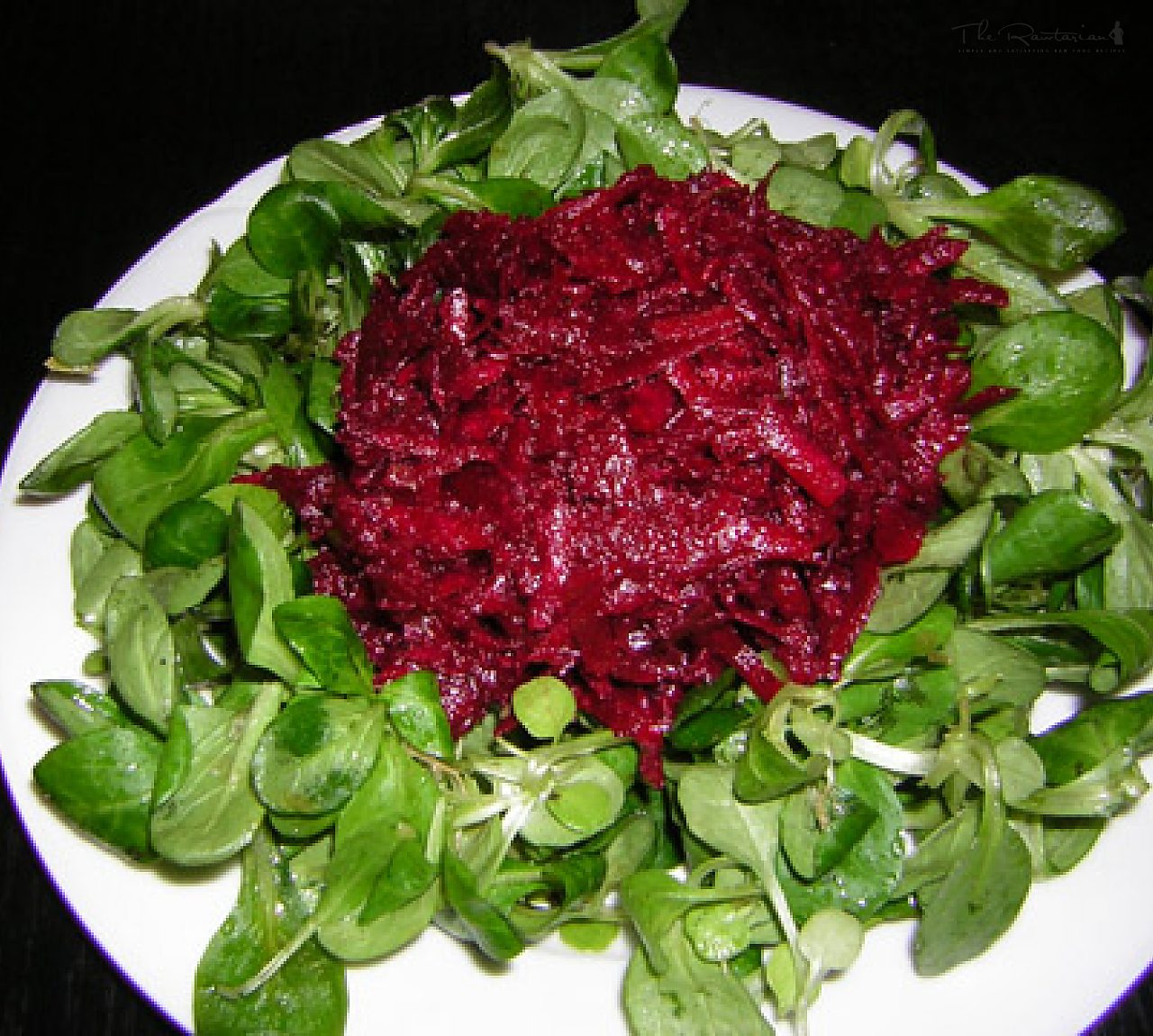 Red Beet Salad With Tarragon Vinaigrette | The Rawtarian