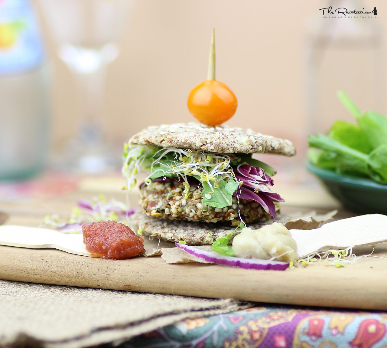 Raw veggie burger recipe | The Rawtarian